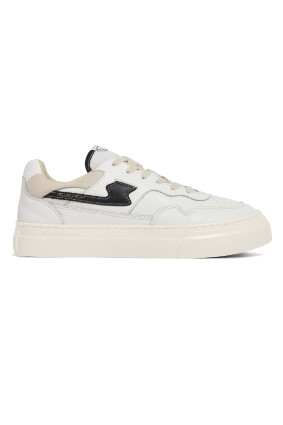 SWC Sneakers PEARL S-STRIKE Leather white black – Authentique Parenthèse