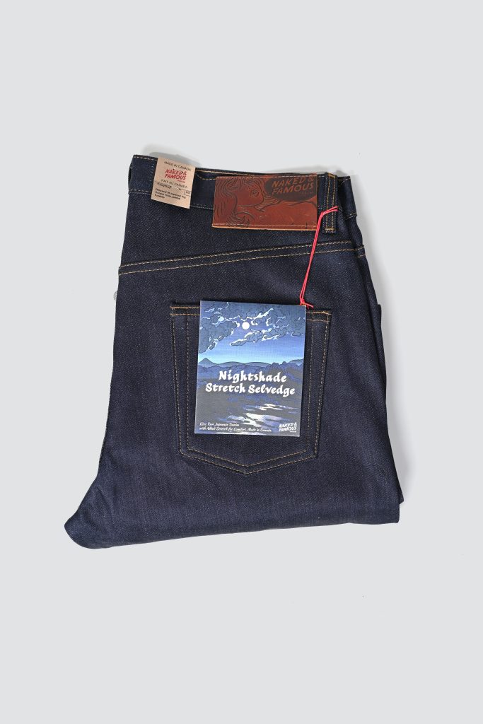 NAKED and FAMOUS Jeans Easy guy NIGHT SHADE STRETCH SELVEDGE Indigo ...