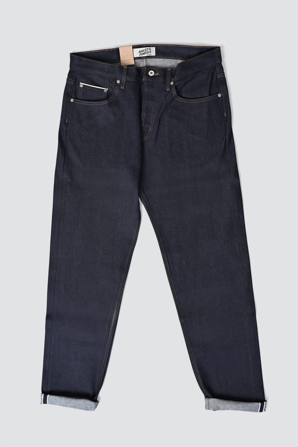NAKED and FAMOUS Jeans Easy guy NIGHT SHADE STRETCH SELVEDGE Indigo ...