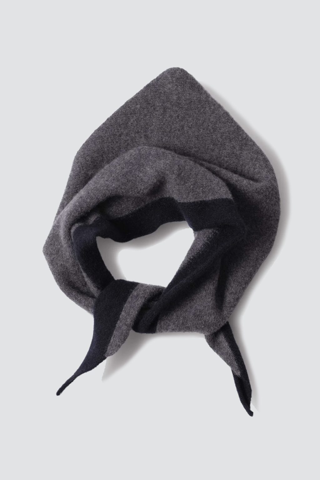 MHL TIPPED SCOUT SCARF Lambswool Grey / Ink – Authentique Parenthèse