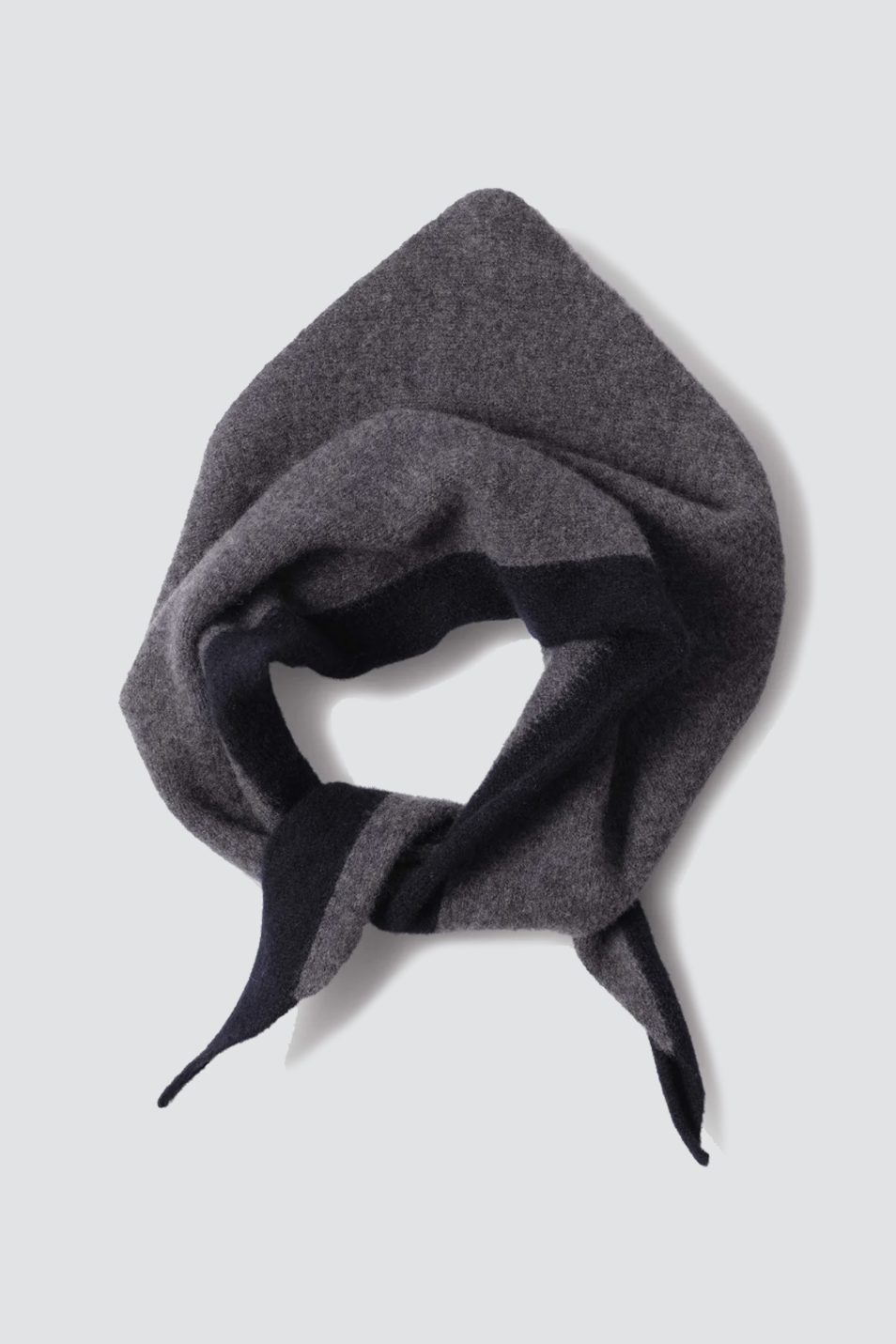 MHL TIPPED SCOUT SCARF Lambswool Grey / Ink – Authentique Parenthèse